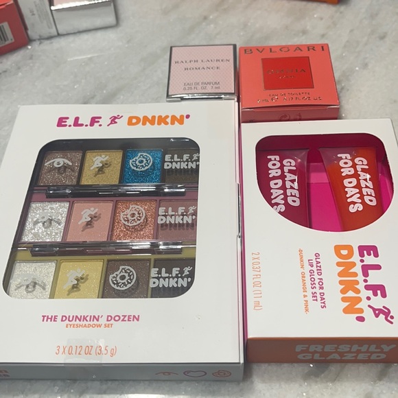 Makeup | Elf Dunkin Eyeshadow And Lipgloss Set | Poshmark